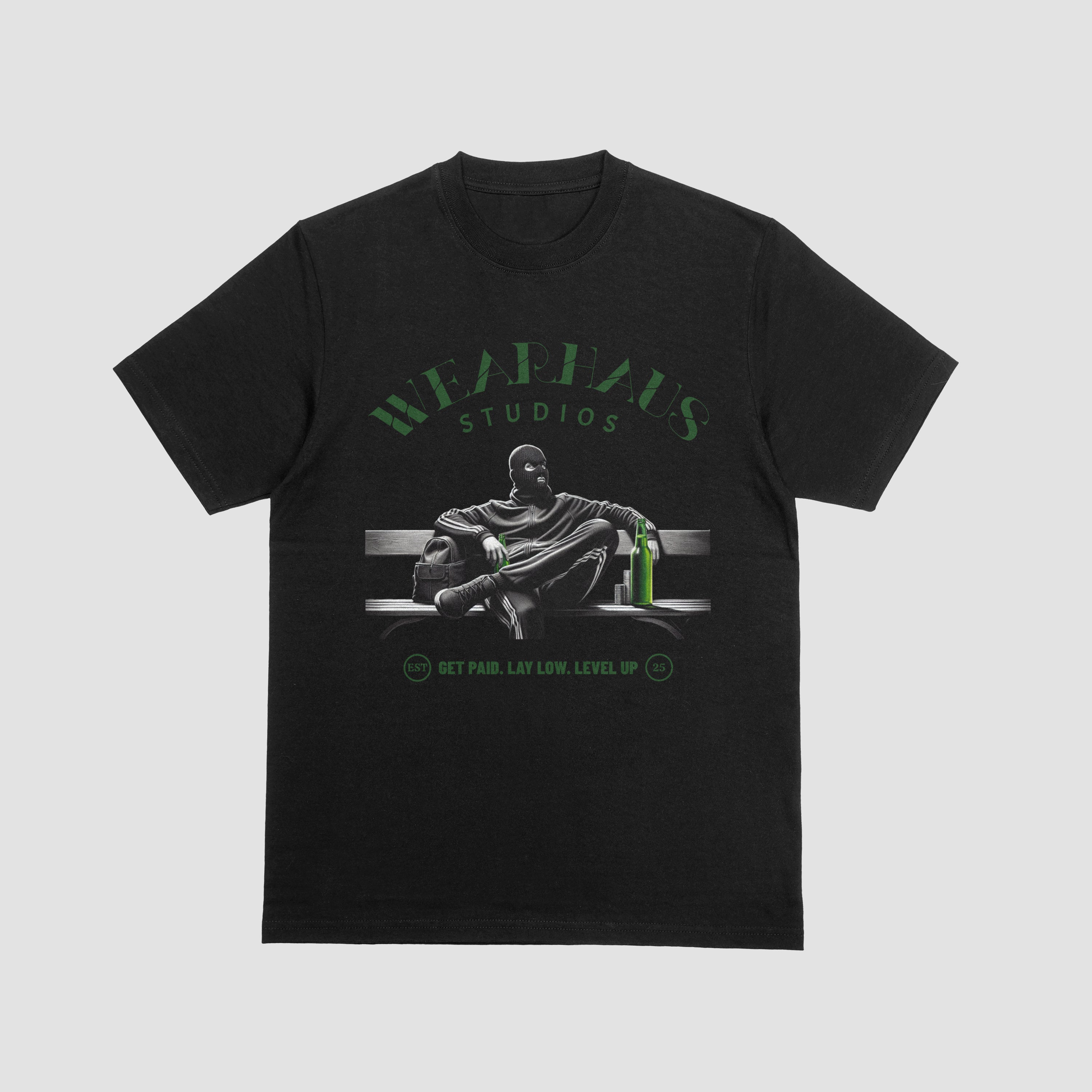 Wearhaus "Get Paid, Lay low" Short Sleeve T-Shirt – Wearhaus Studios